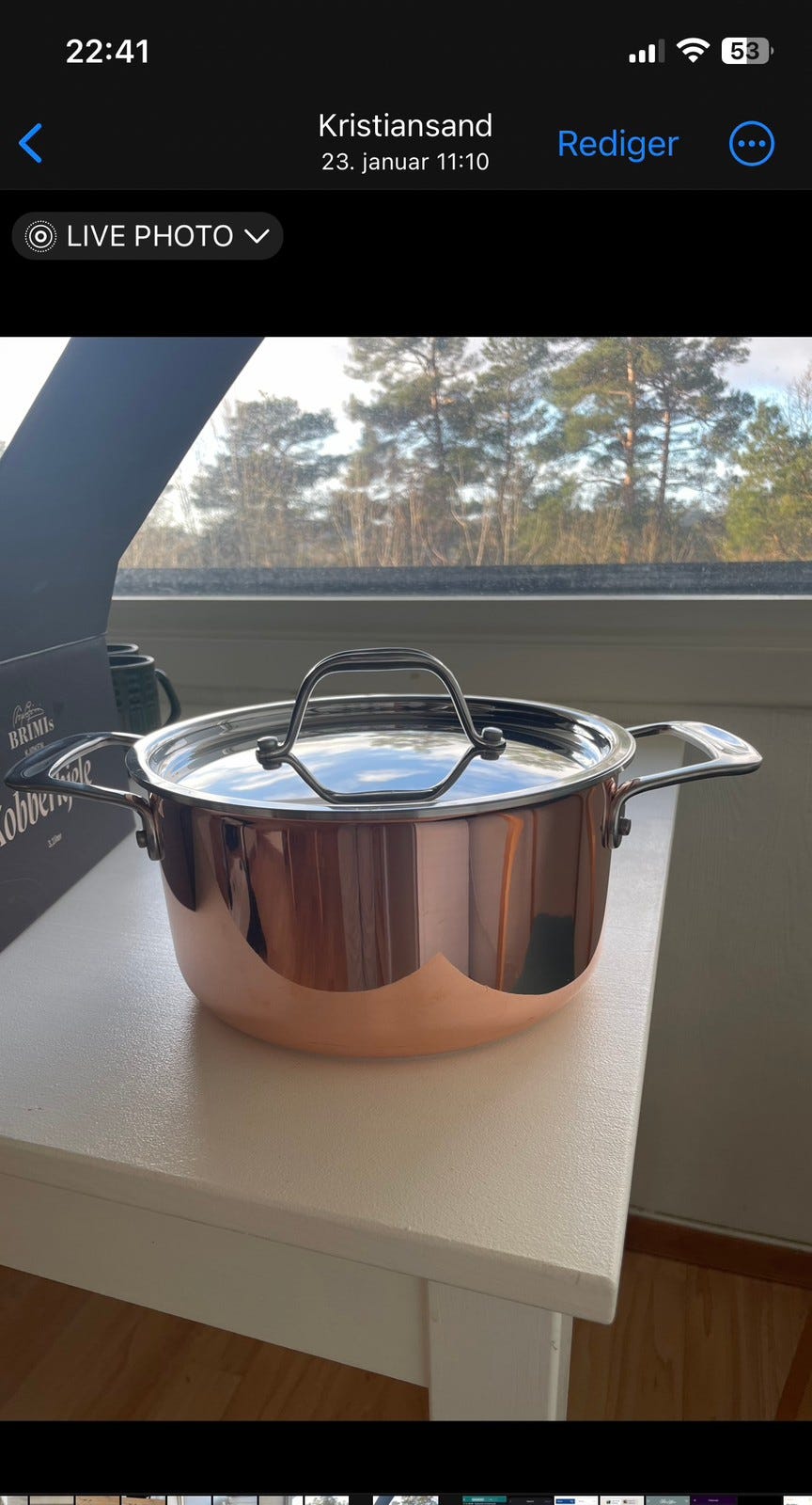 Kobber gryte fra en av Norges med kjent kokker | FINN torget