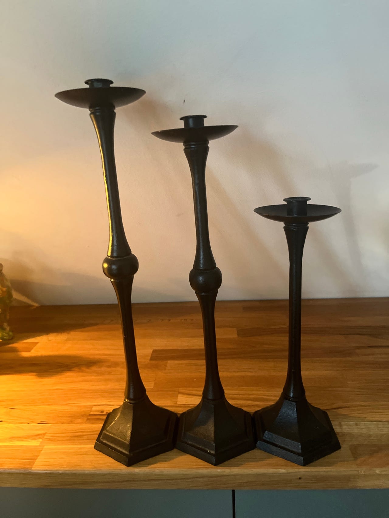 Sorte lysestaker | FINN torget