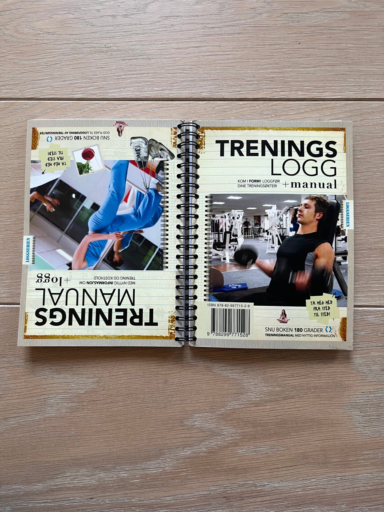 Bok 2 i 1: Treningsmanual+logg: med info om trening og kosthold | FINN ...