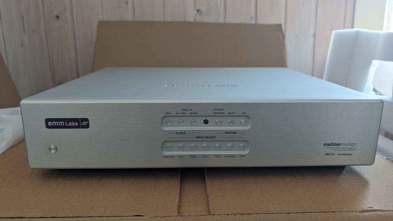 Emm Labs TSD1 CD/SACD Disc Transport & DAC2 Stereo D/A Converter | FINN-torget