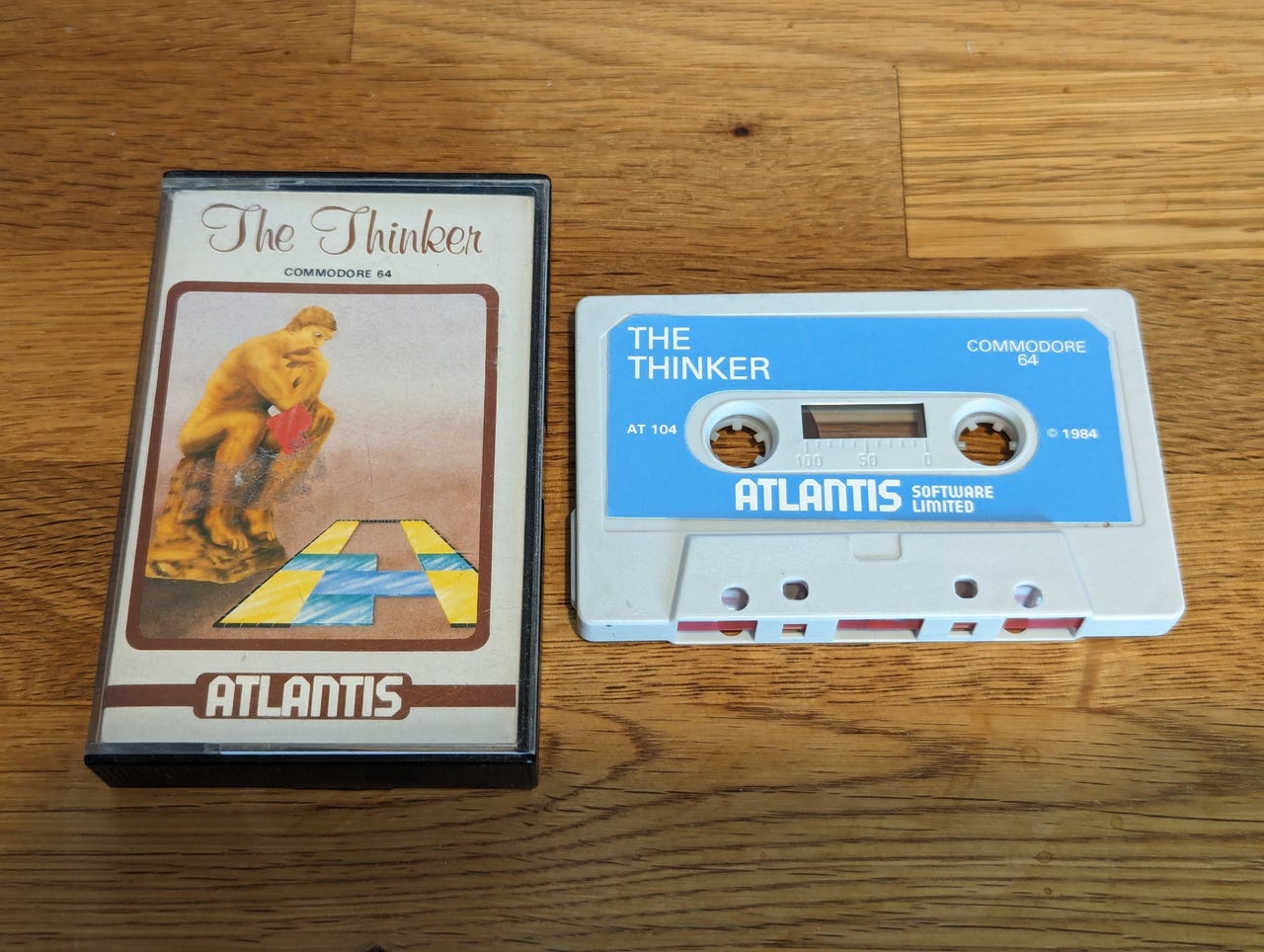 The Thinker (Atlantis) for Commodore 64 C64 | FINN-torget