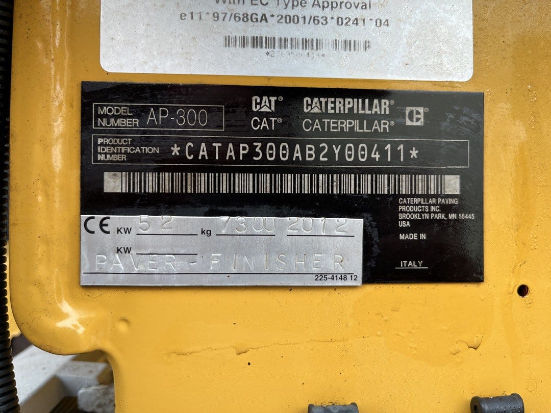 Til salgs: Cat AP 300 - 2012 - Førerhustype Åpent | FINN.no