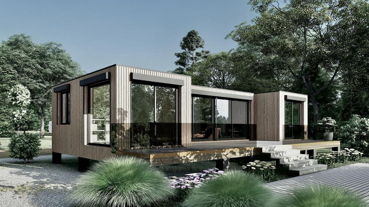 Modulbasert containerhus 72 m2 | FINN-torget