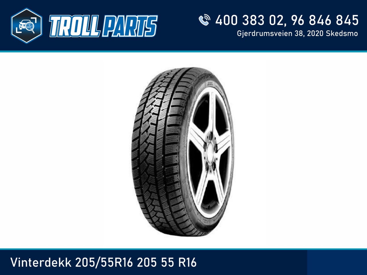 Vinterdekk 205/55R16 205 55 R16 | FINN-torget