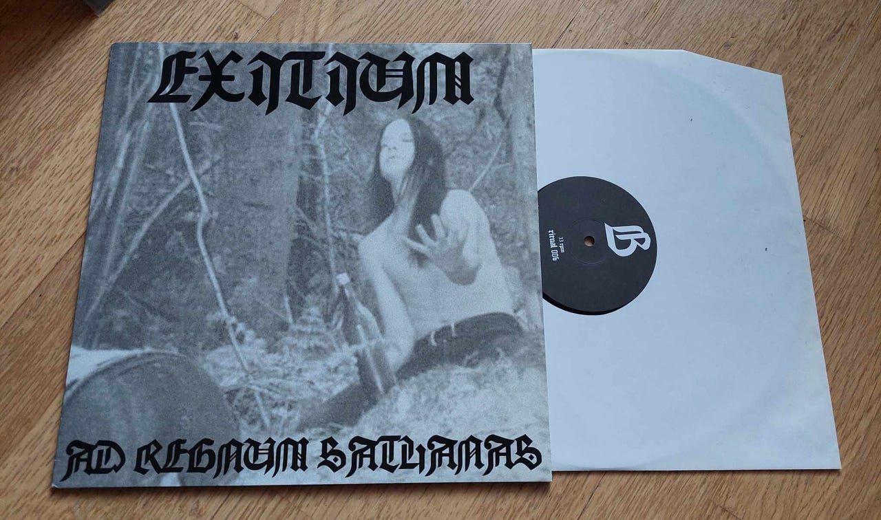 Exitium - Ad Regnum Sathanas LP black metal | FINN-torget