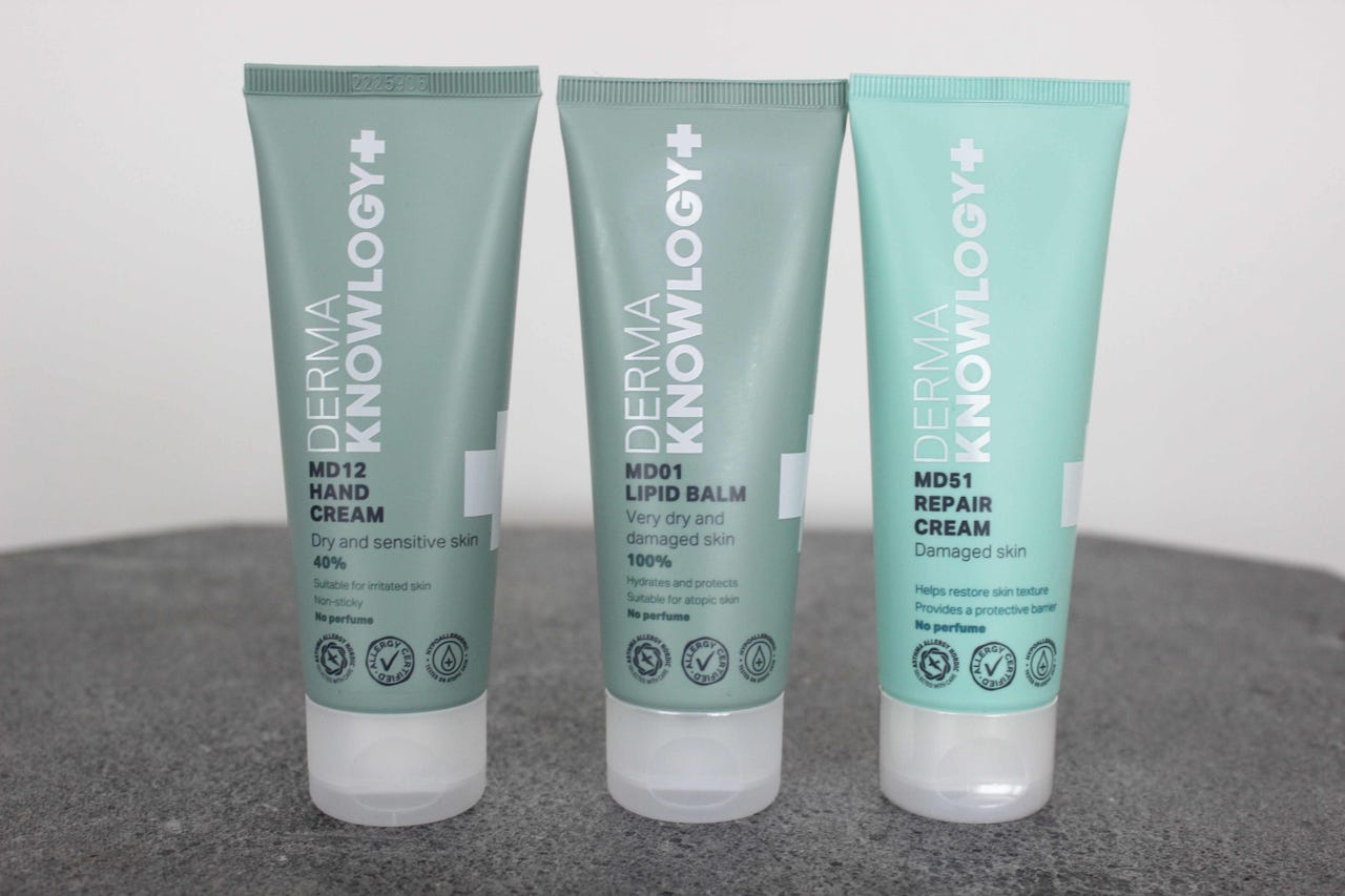 Derma Knowlogy 3 ulike kremer selges samlet - Repair - Lipid balm- Hand ...