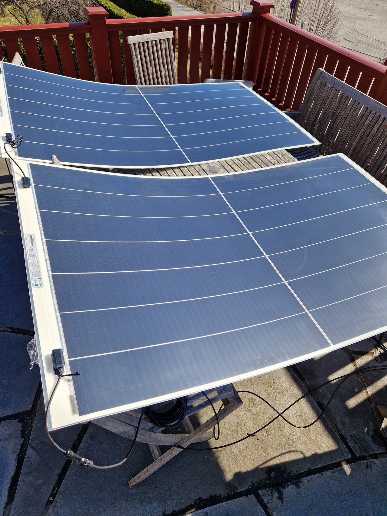 420 Watt fleksibelt solcellepanel ETFE 1985*1165*4mm for båt, bobil og ...