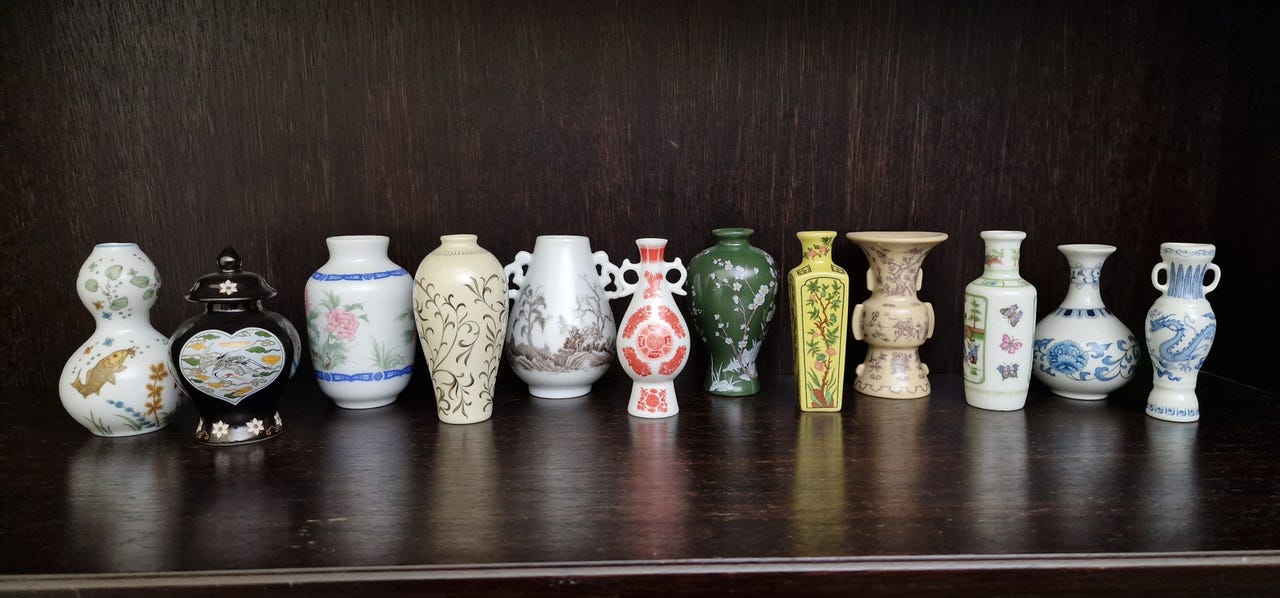 Franklin Mint, Mini Ming-vaser | FINN-torget