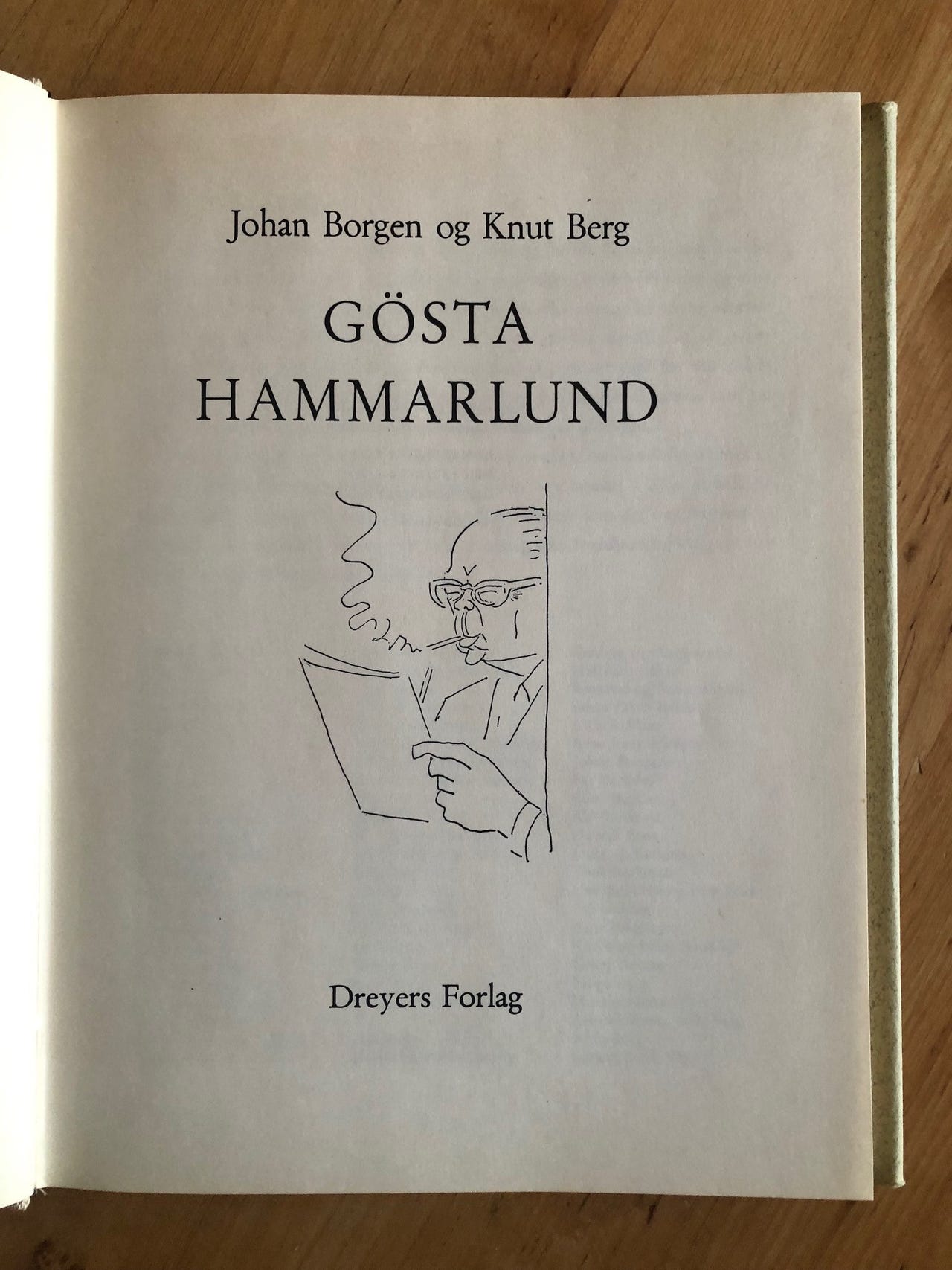Johan Borgen og Knut Berg: Gösta Hammarlund | FINN-torget
