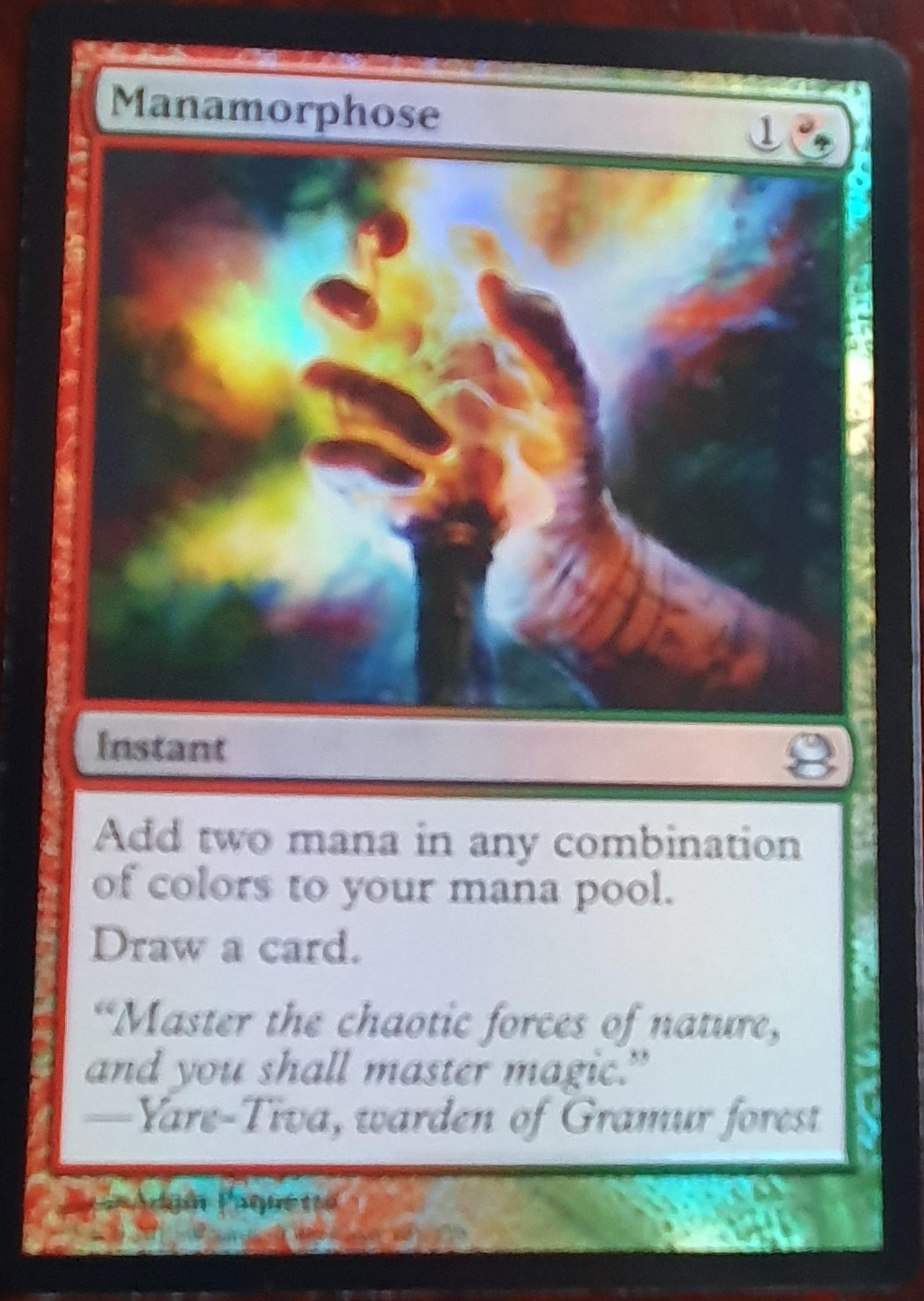 Magic the gathering kort. Manamorphose FOIL | FINN-torget