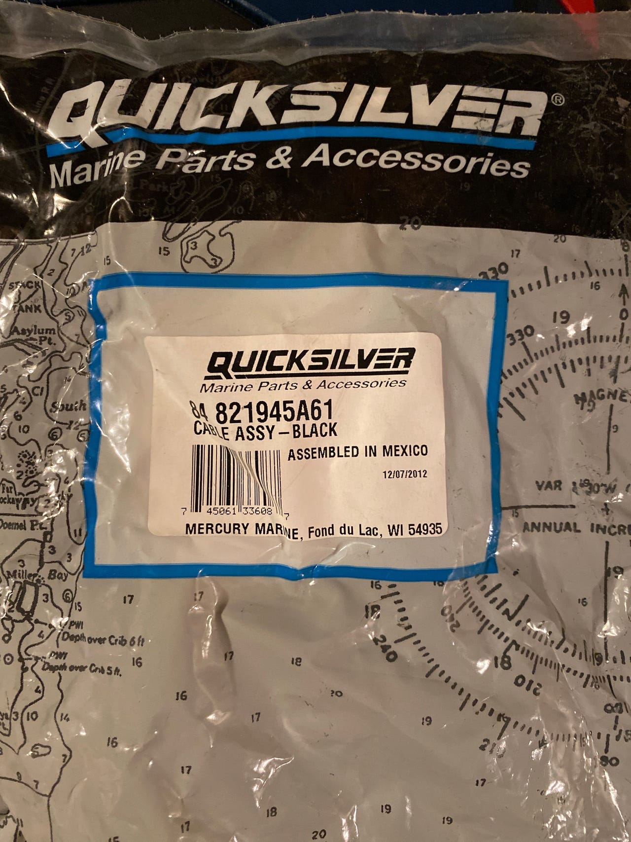 Tennluggkabel Quicksilver 84 821945A61 | FINN torget