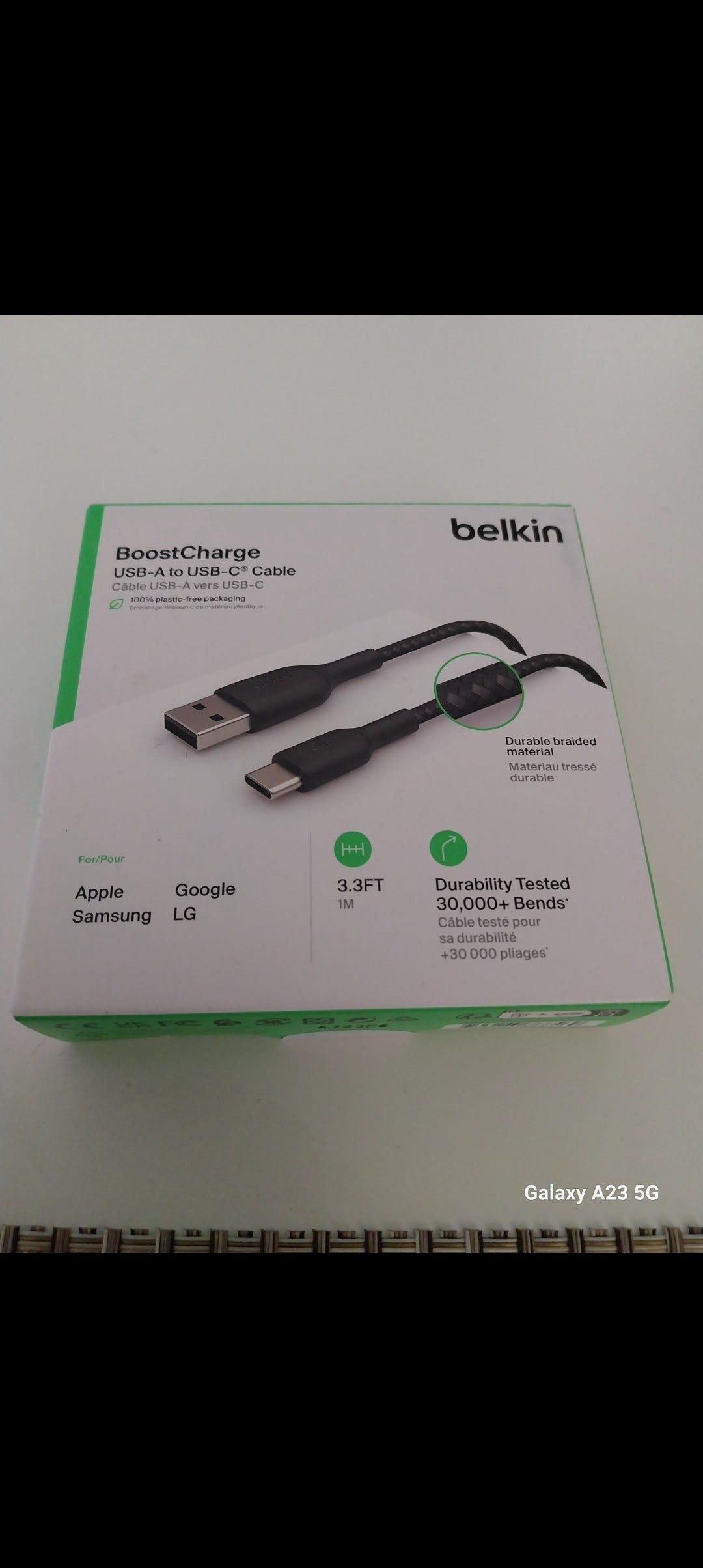 KVALITETS USB A TO USB C LADEKABEL TIL IPHONE- SAMSUNG... | FINN-torget