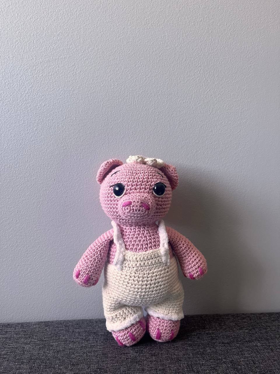 Heklet gris, amigurumi | FINN-torget