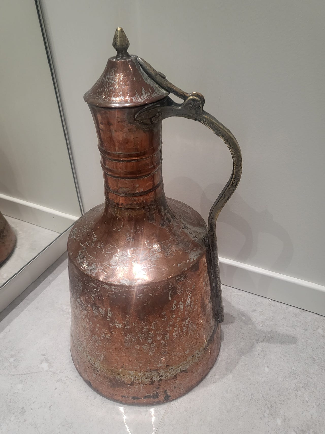 Flott antikk kobber stort | FINN torget