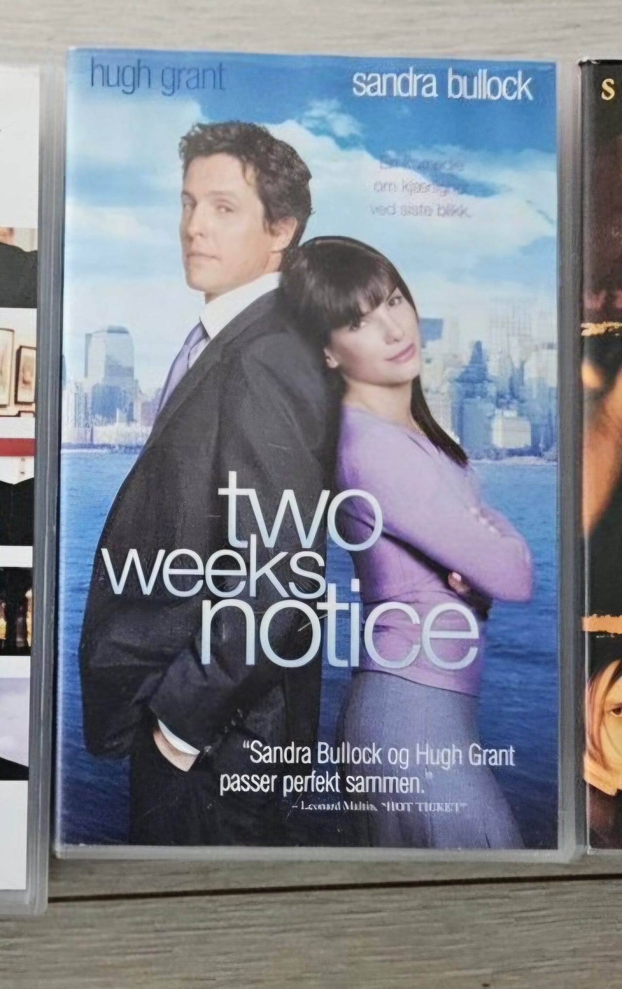 VHS- Two weeks notice - Sandra Bullock og Huge Grant | FINN torget