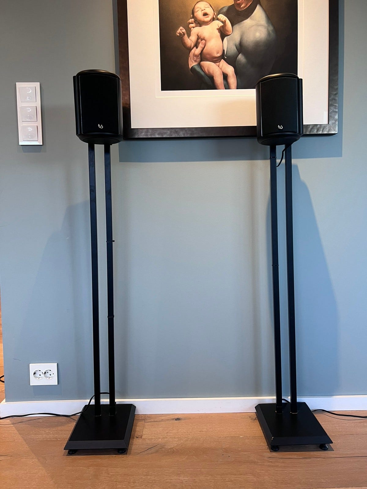 Infinity Micro 2 satellitt høyttalere på stativ og basskasse (passive ...