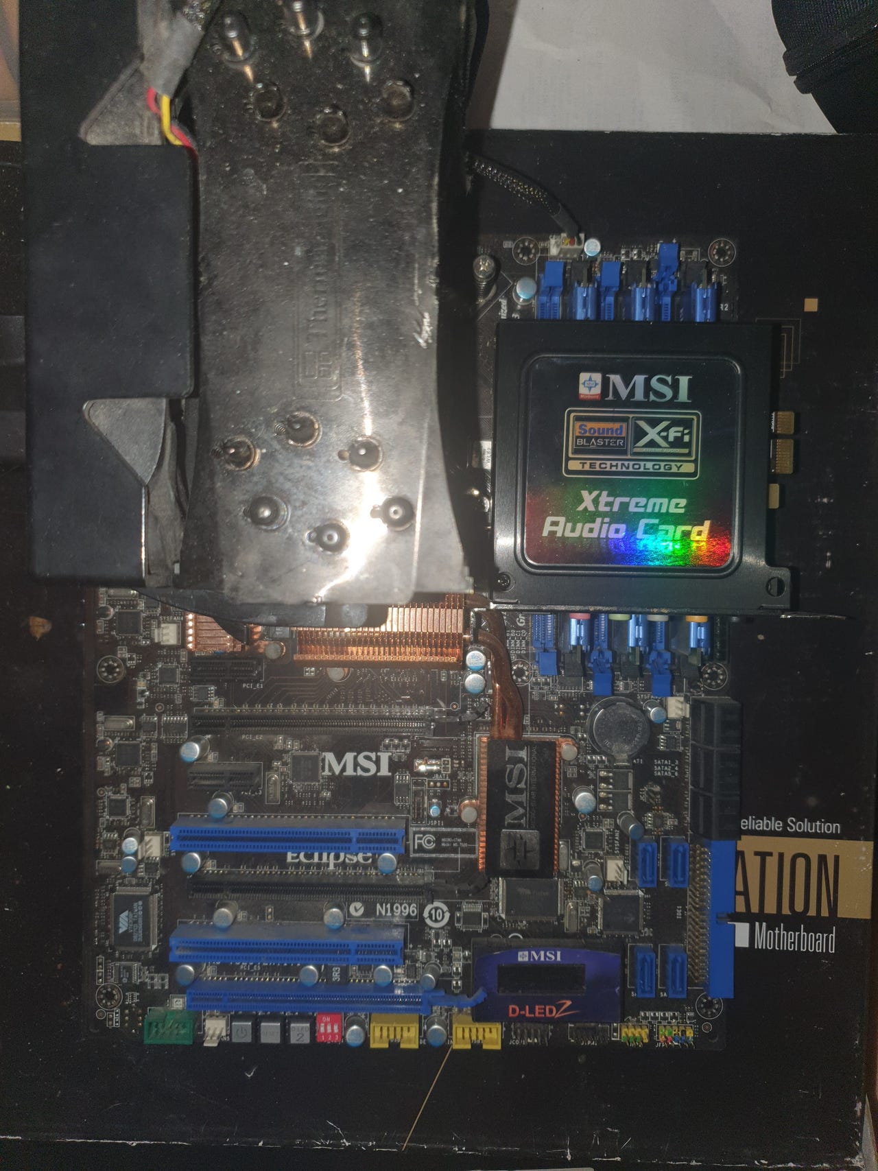 MSI X58 Eclipse/Core i7 920/6Gb RAM selges | FINN-torget