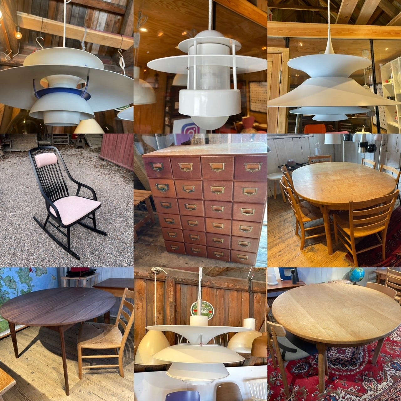 LØRDAGSåpent 6. april; danske lamper, stoler og bord! | FINN-torget