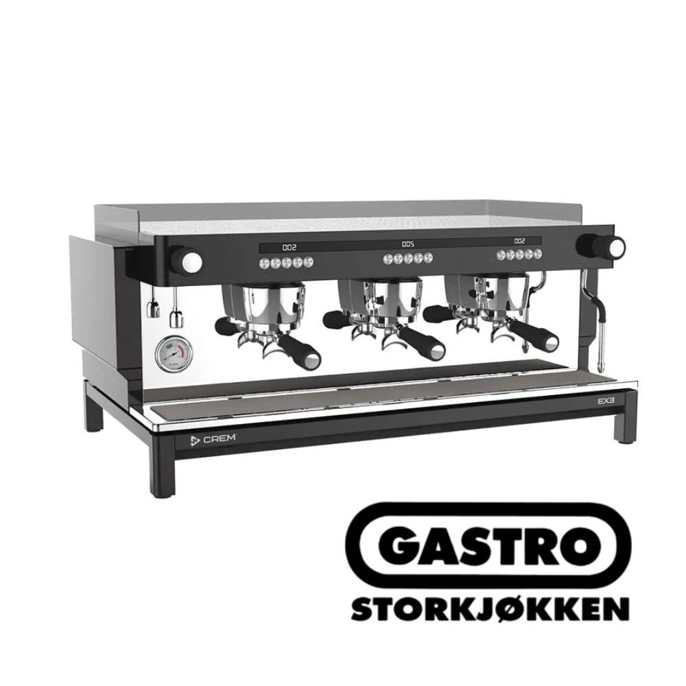 Crem Coffee Queen Espressomaskin EX3 Maxi 3 Gruppers 1B | FINN-torget