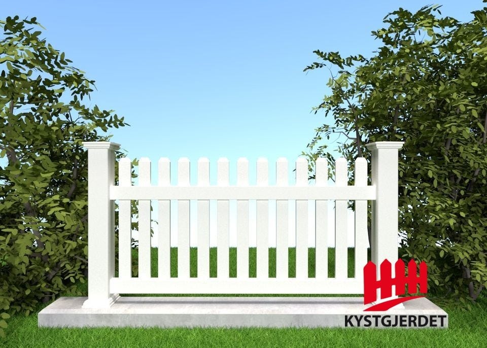 Vedlikeholdsfritt PVC gjerde, levegg, rekkverk, port mm. | FINN torget