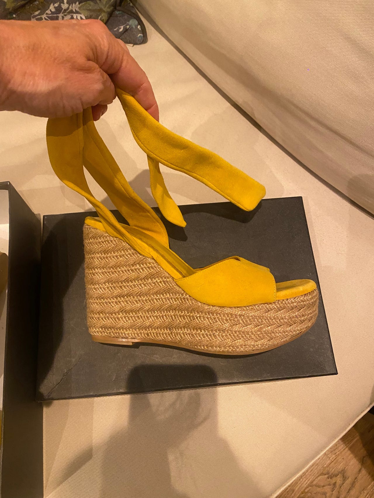Toscablu studio Wedges str 38 | FINN-torget