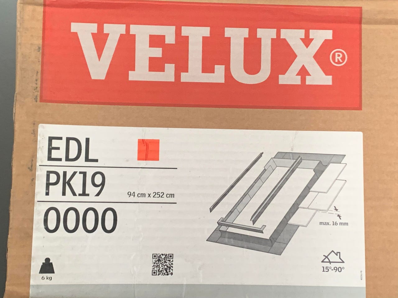 2stk Velux EDL PK19 0000 (94x252cm) inndekning for flate tak | FINN-torget