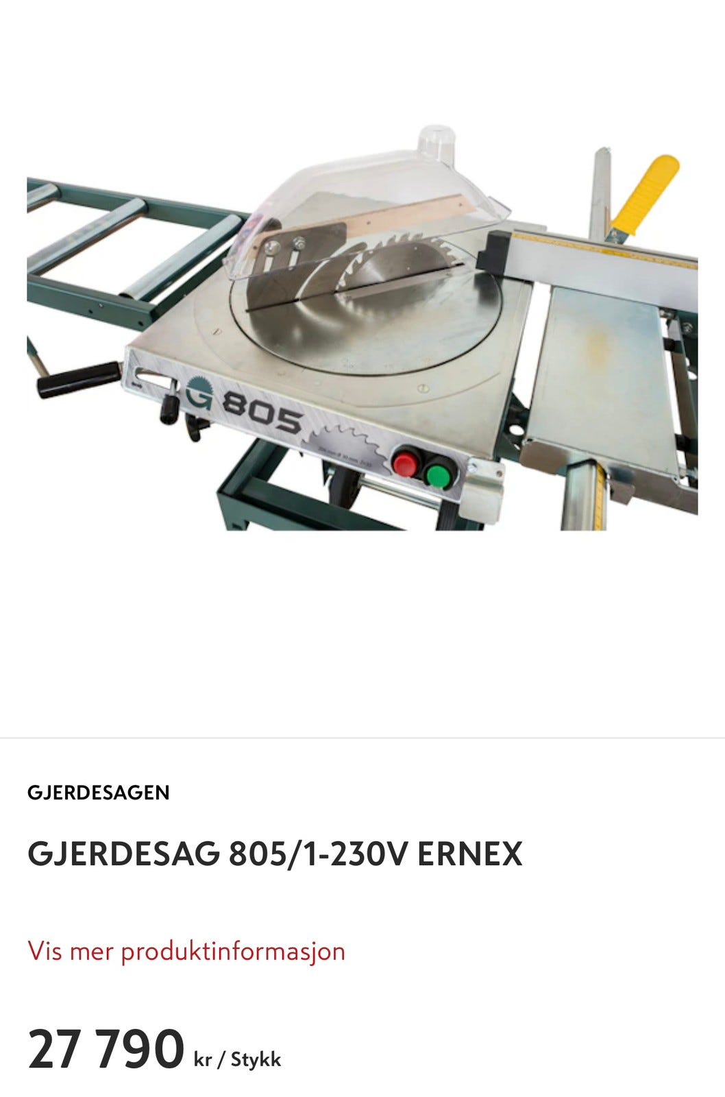 Gjerdesag 805 som ny, godt utstyrt. | FINN-torget