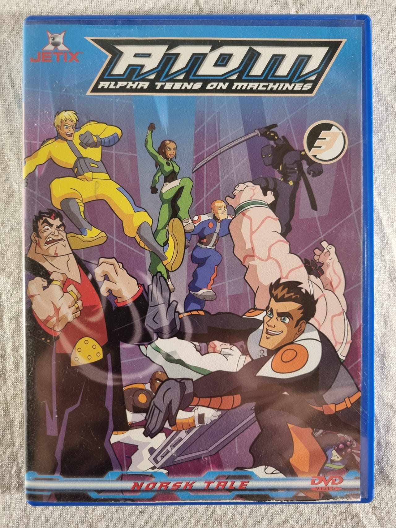 Atom Alpha Teens on Machines 3 DVD Jetix norsk tale | FINN-torget