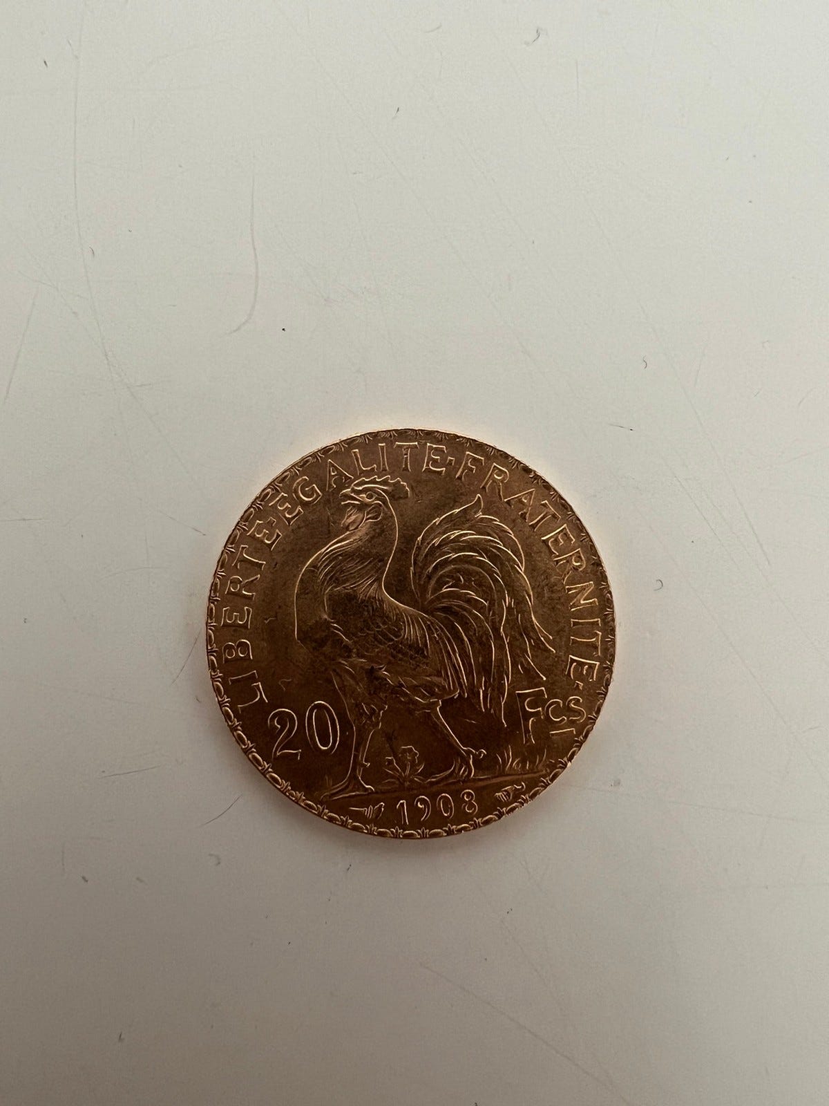 20 Francs Gullmynt 1908 | FINN-torget