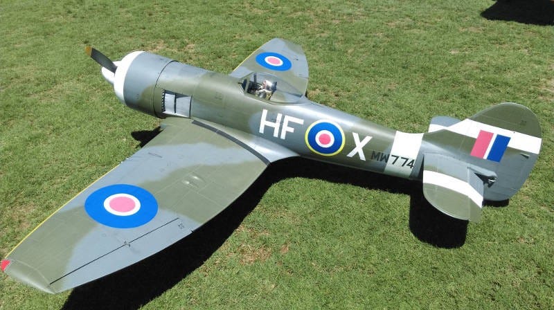 Jerry Bates Hawker Tempest FB MK.II 1:4.5 scale 104.25" Tegninger ...