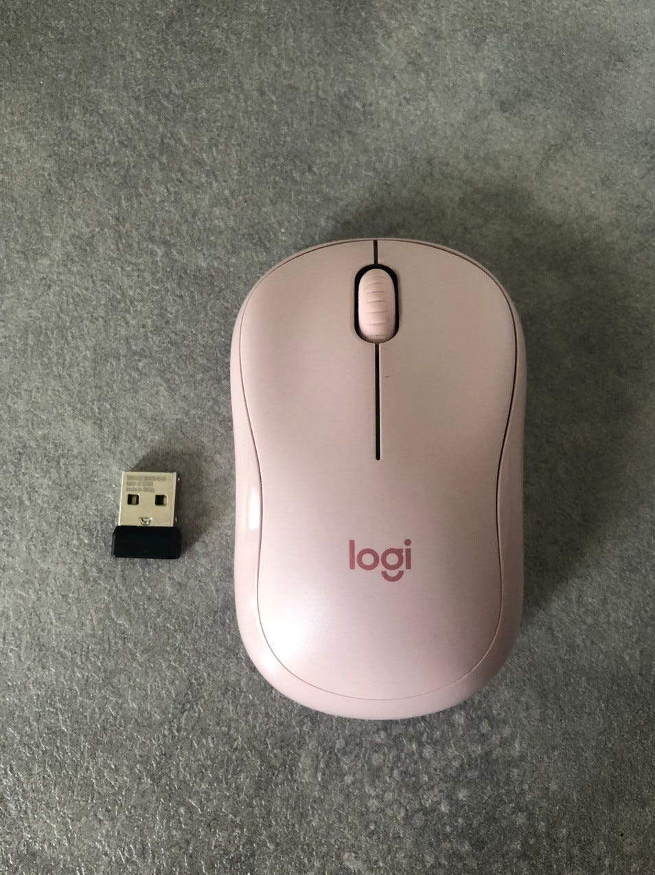Logitech - M220 SILENT Wireless Optical Ambidextrous Mouse - Rose ...
