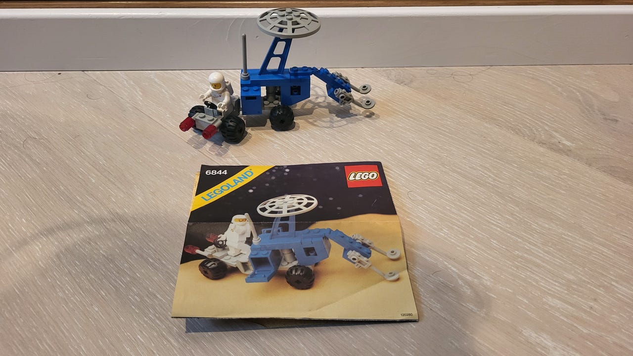Lego 6844 Seismologic Vehicle (Sismobile) fra Lego Classic Space serien ...
