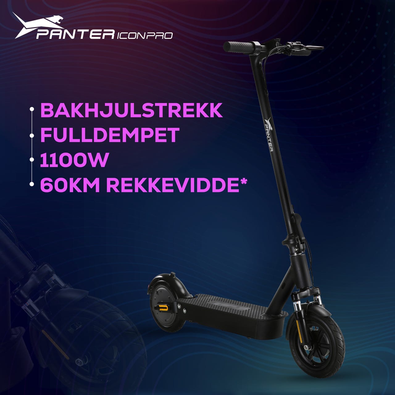 Panter Icon Pro 2 El-sparkesykkel - Forhåndssalg | FINN-torget