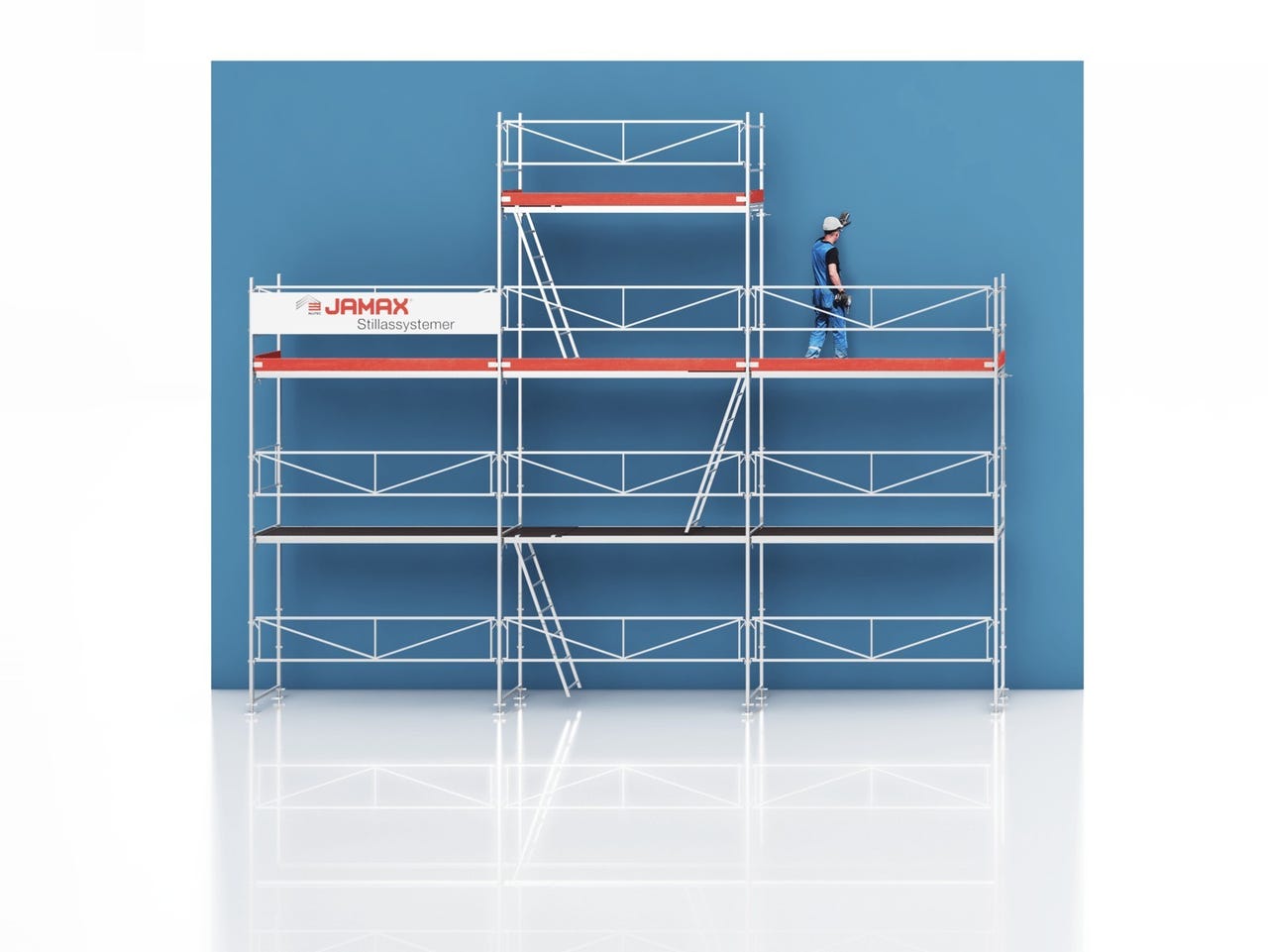 Jamax 55.5m2 stillas, WWW.CARO.NO | FINN-torget