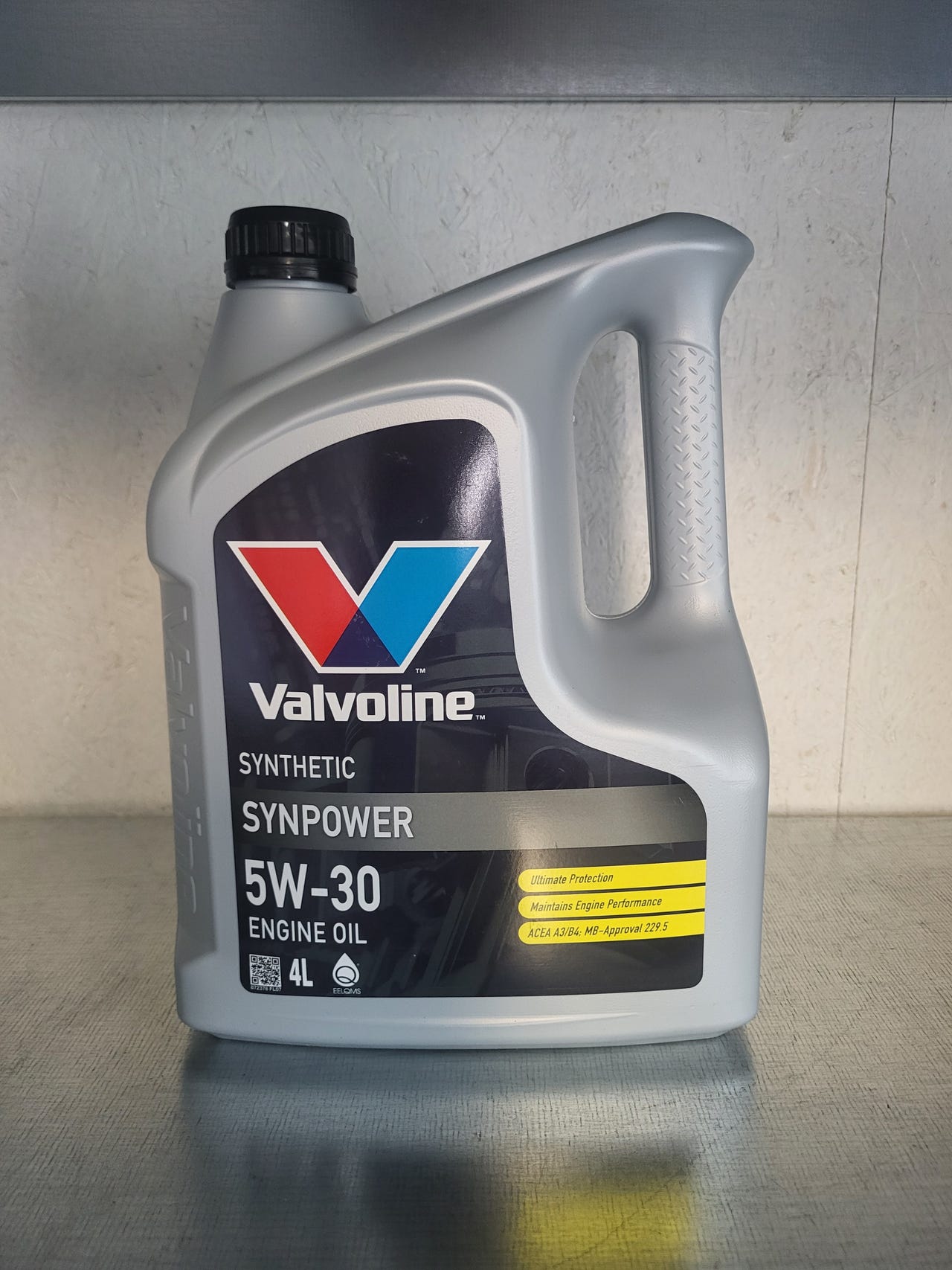 Motorolje VALVOLINE 5W30 SYNPOWER 4L | FINN torget