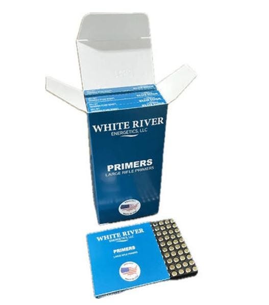 WRE Large Rifle Tennhetter (1000stk) | FINN-torget