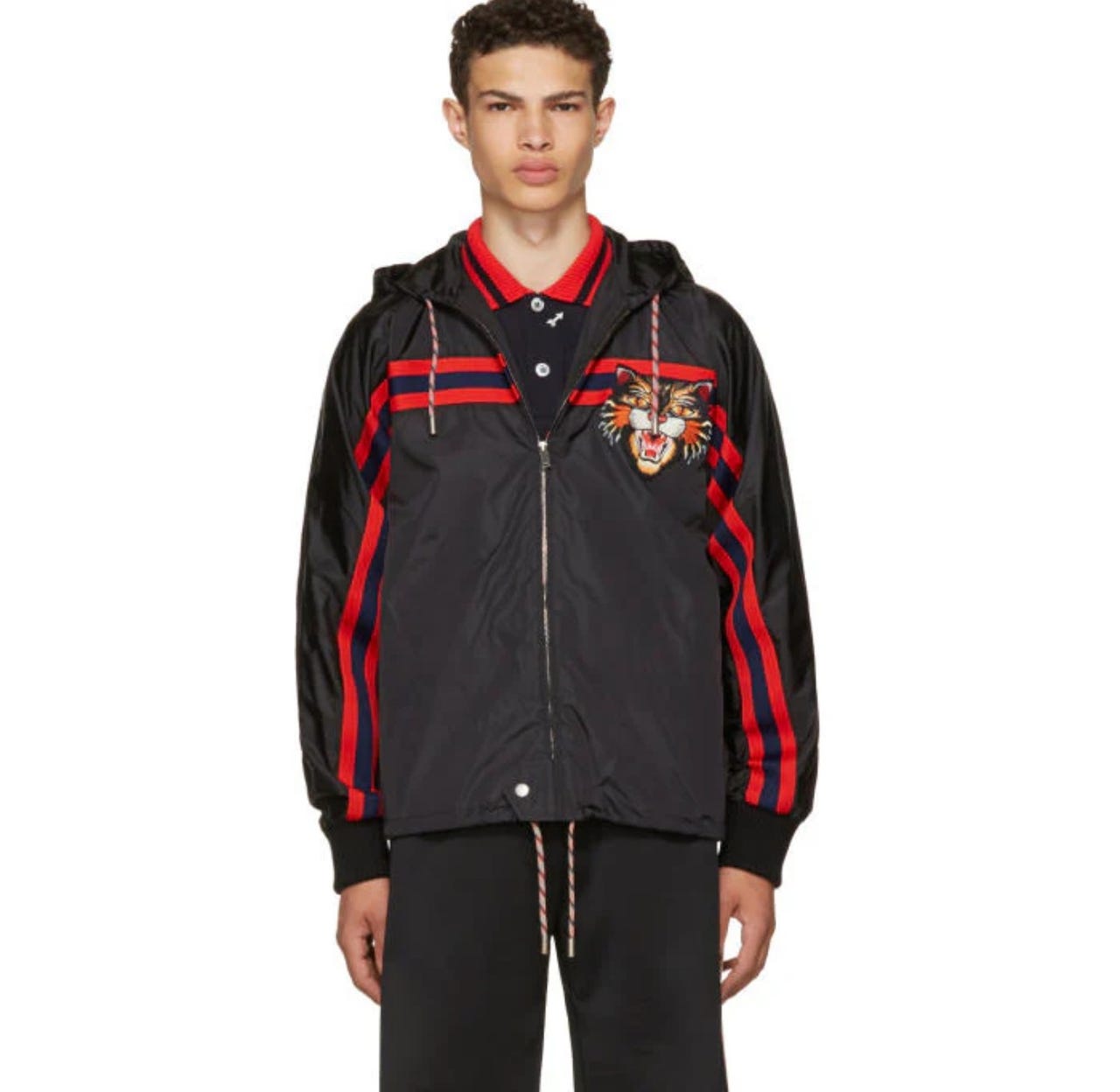 Gucci Tiger Patch Windbreaker | FINN-torget