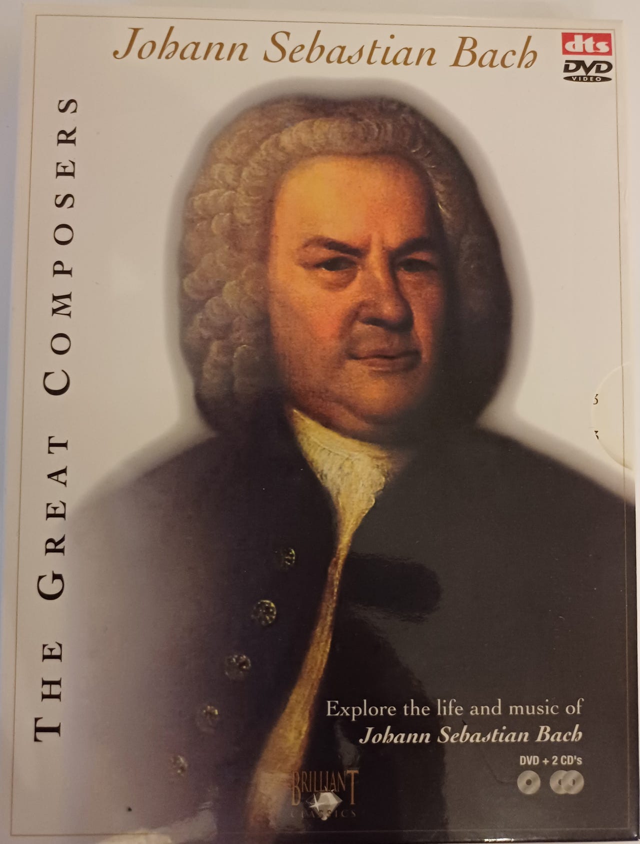 The Great Composers: Johann Sebastian Bach. (DVD + 2 cder) | FINN-torget