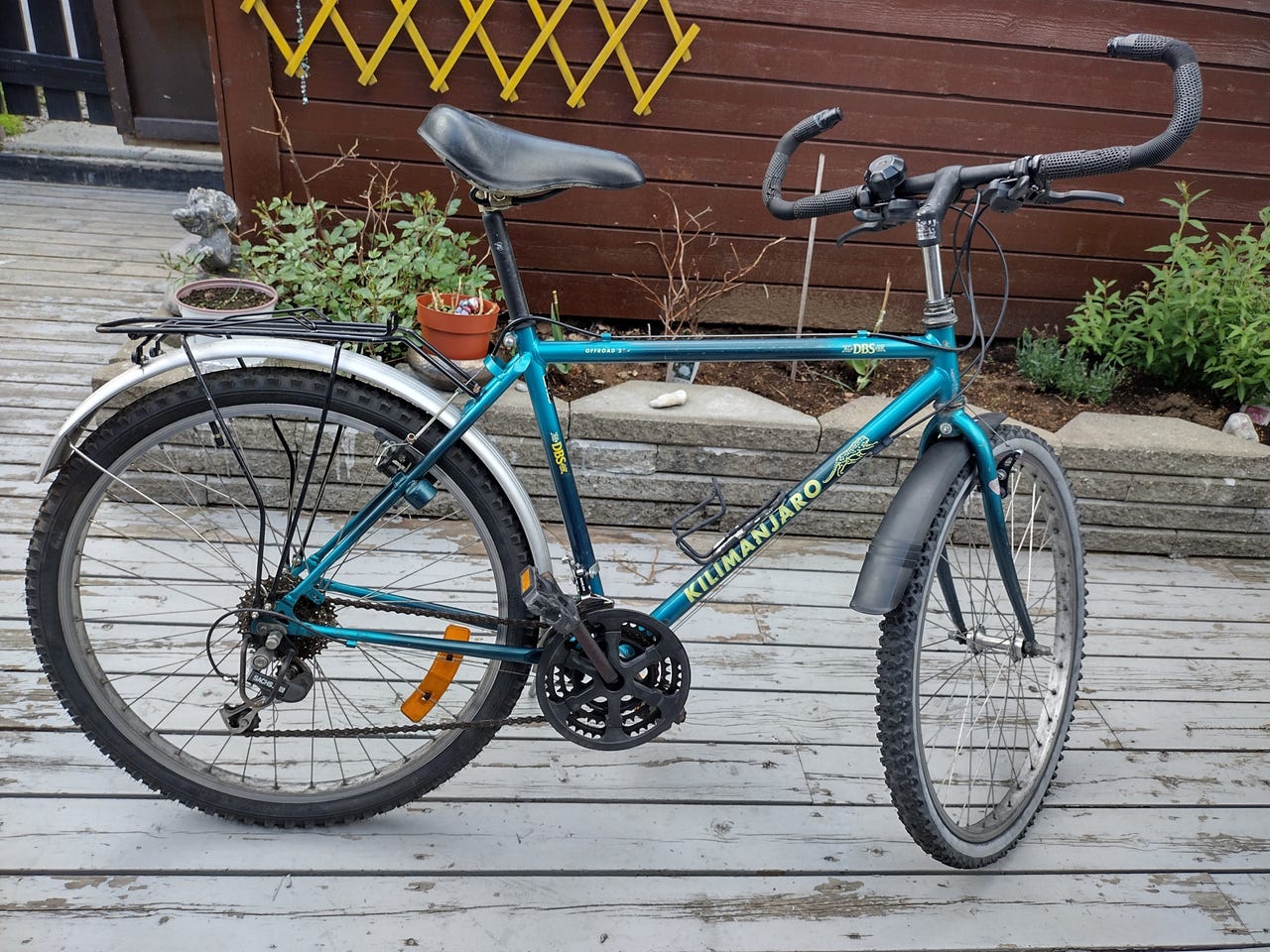 DBS all around Klimanjaro med gode håndtag / DBS Bicycle blue metallic ...