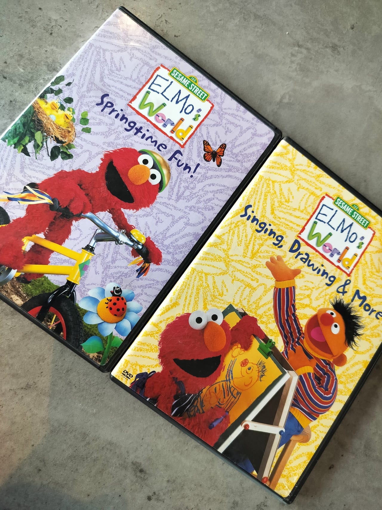 Sesame Street - Elmos World - Spring time Fun - Singing drawing and ...