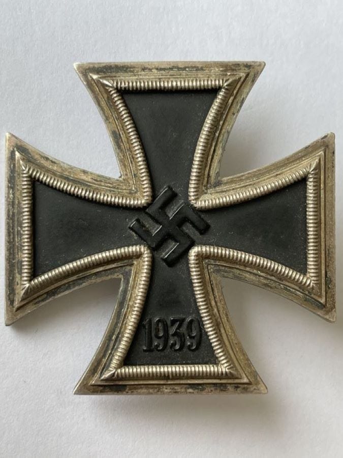 Nazi Tyskland jernkors 1 klasse 1939 F.Orth | FINN-torget