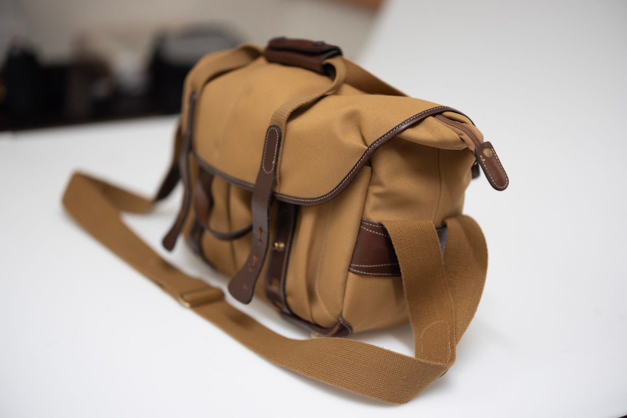 Billingham 307 Khaki Fibrenyte/Chocolate fotobag | FINN-torget
