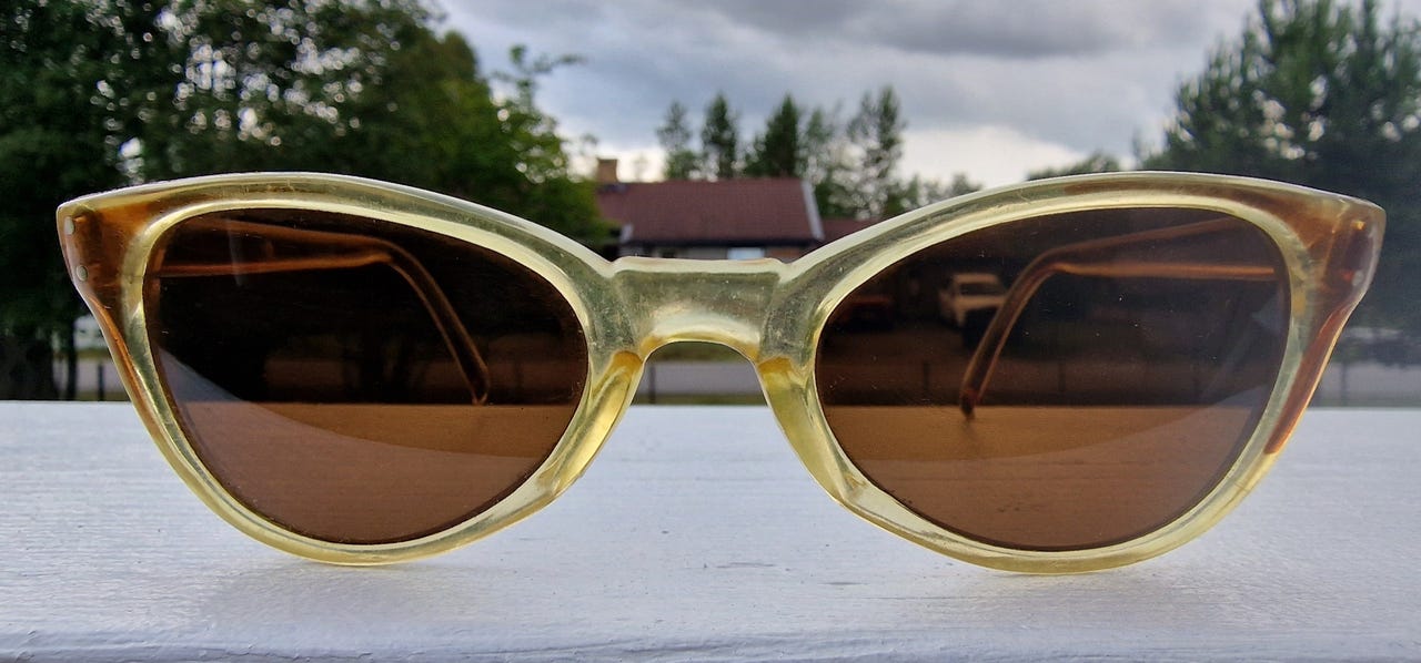 Retro Italienske solbriller fra 1950- 60 tallet. | FINN-torget