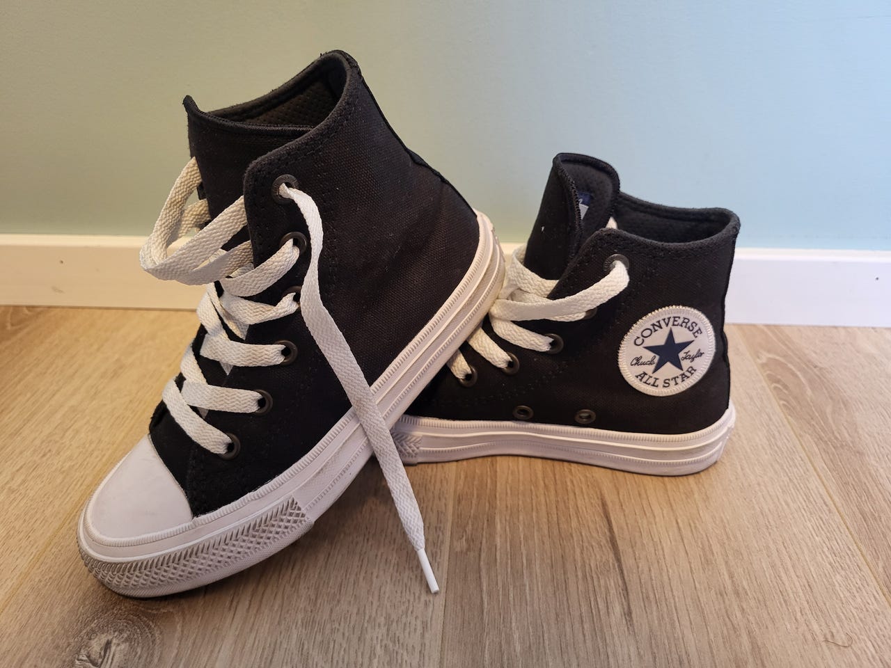 Converse sko svarte str 28 | FINN torget