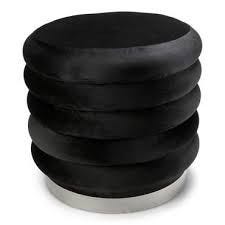 Velour Puff sort | FINN-torget