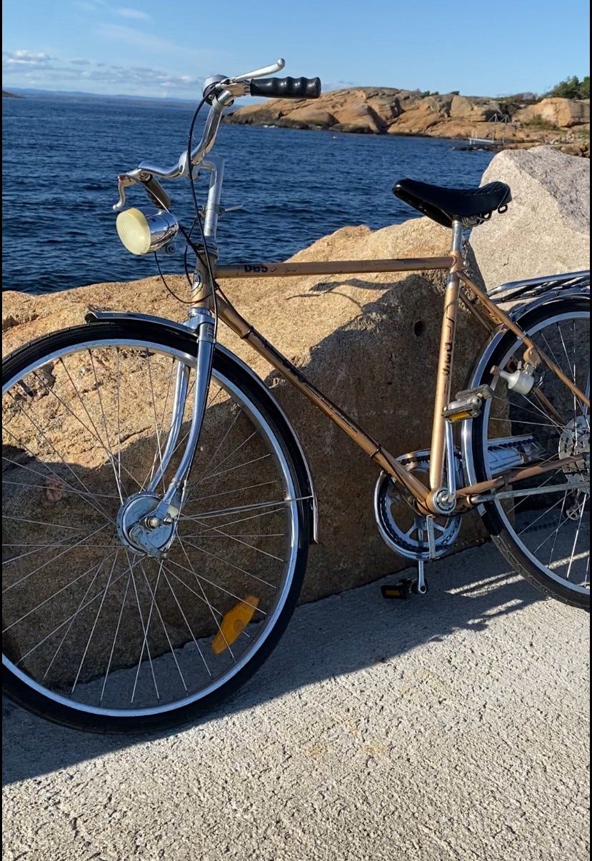 „Gull” Vintage DBS sykkel selges | FINN torget