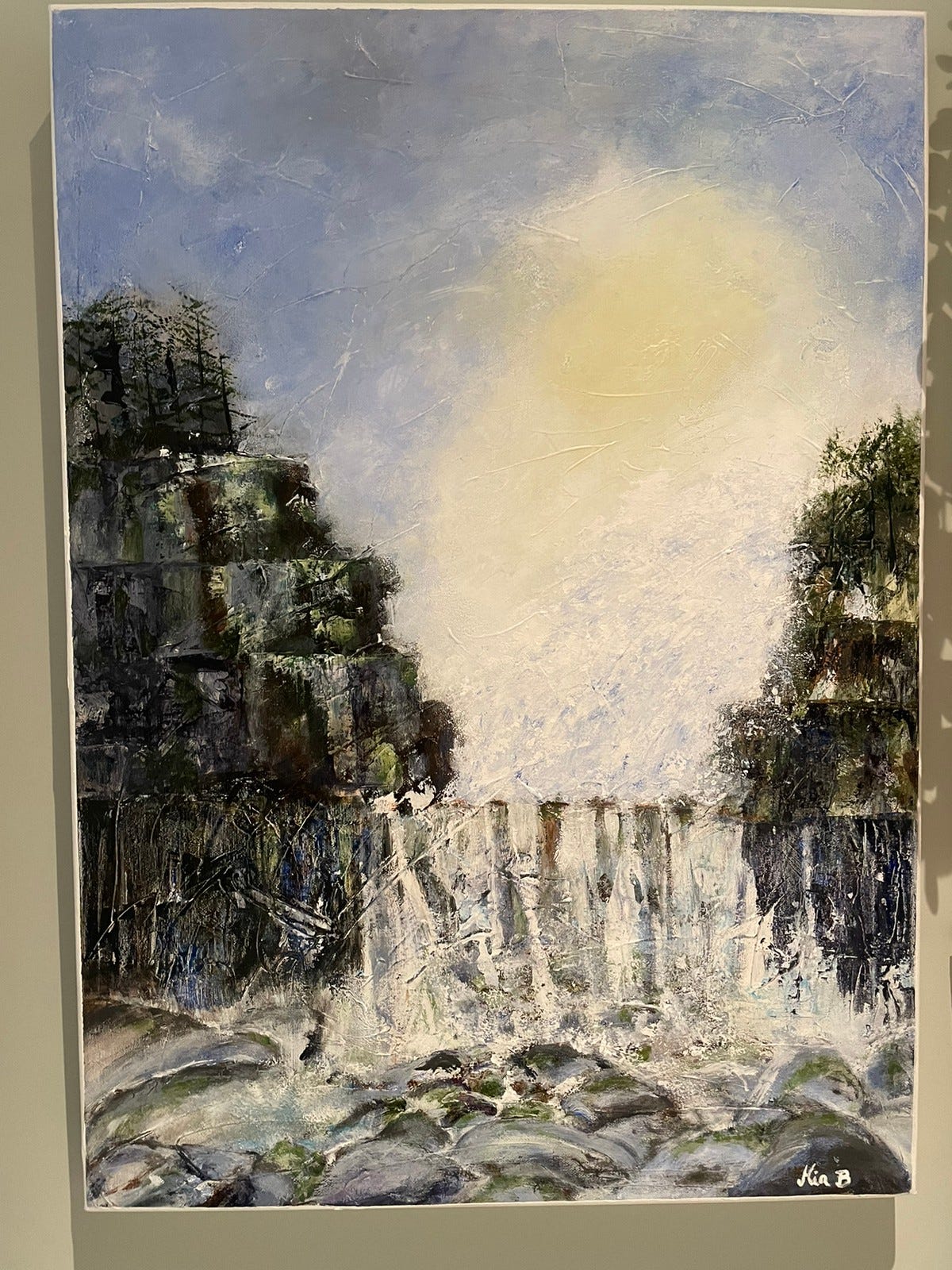 «Fossen» Akryl maleri | FINN-torget