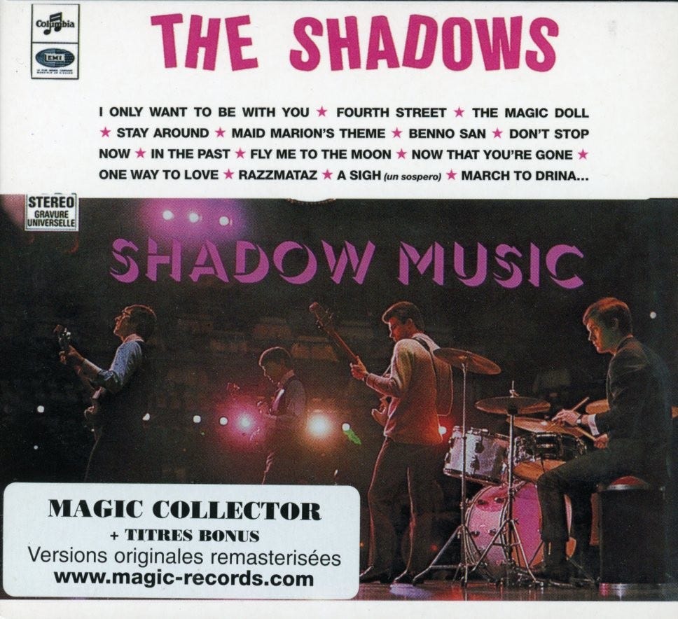 THE SHADOWS - SHADOWS MUSIC Magic Reccords – 5201092 - 1999 Frankrike ...