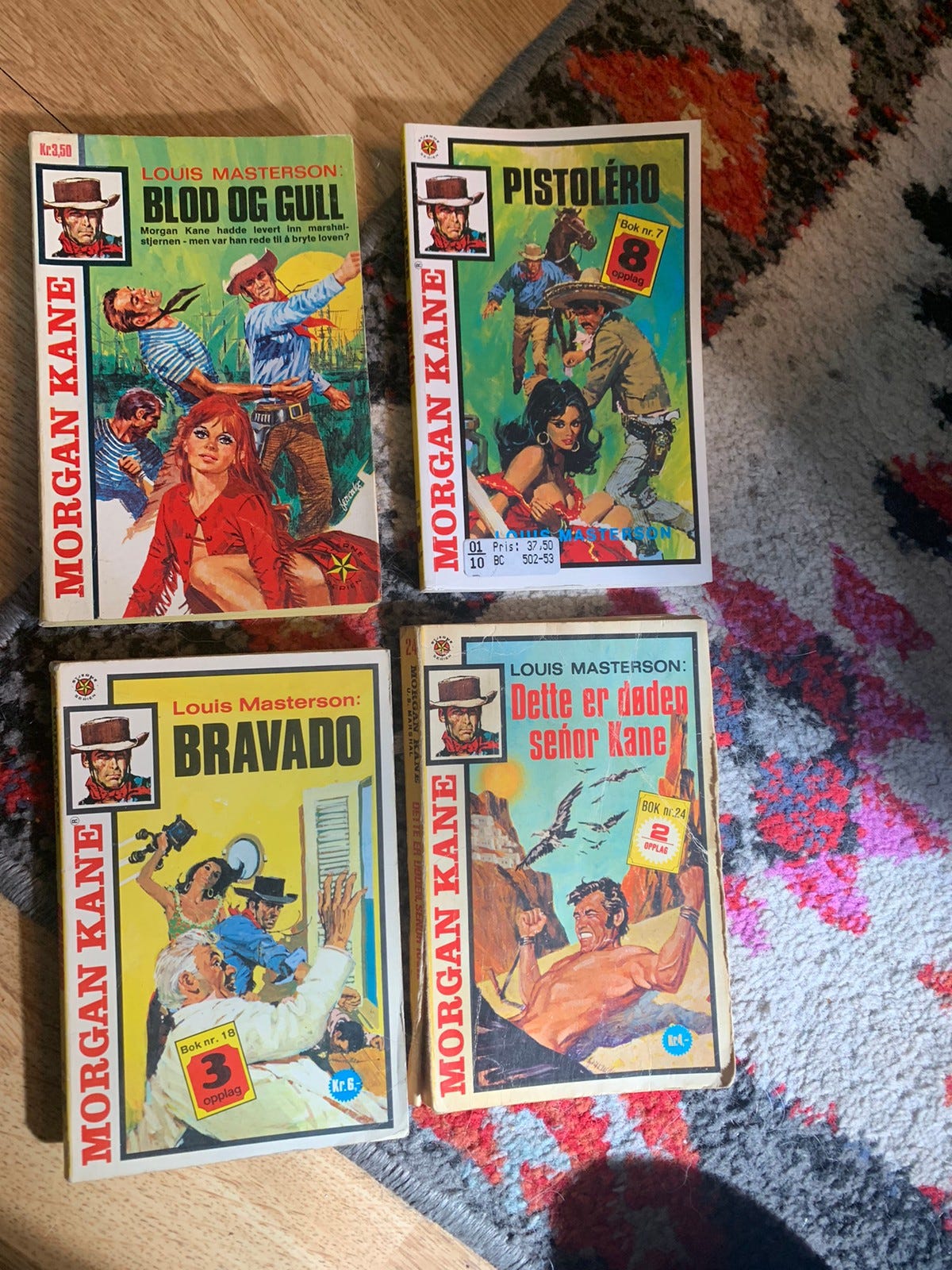 Fire Morgan Kane bøker. | FINN torget