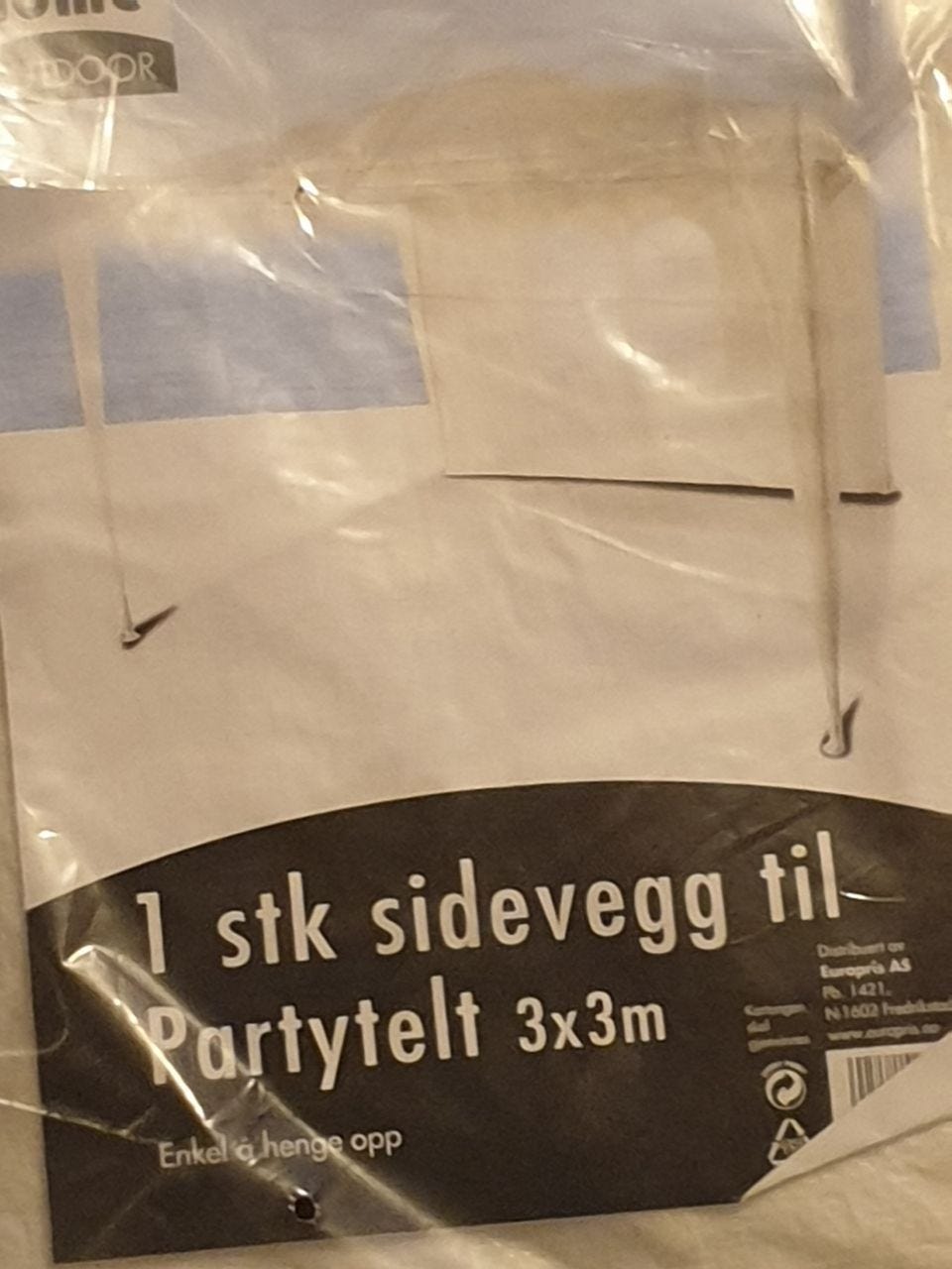 3 stk sidevegger til partytelt 3x3m | FINN torget